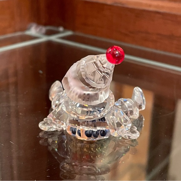 Swarovski | Accents | Swarovski Crystal Puppet Sitting Clown Figurine ...